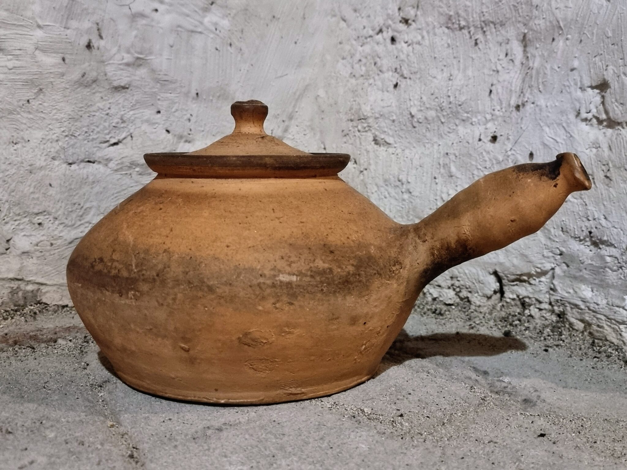 Antique French Terracotta Cooking Pot with Lid – 19th Century ...